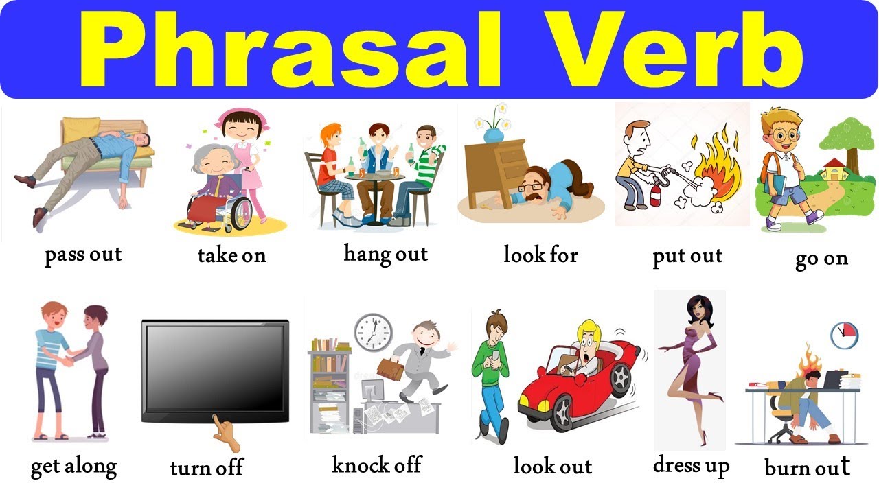 50 English vocabulary:phrasal verbs for beginners |English Phrasal ...