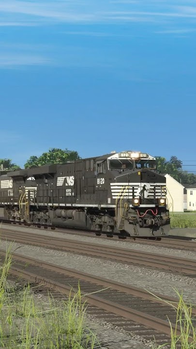 Trainz YT Shorts - NS 8120 Leads with Awesome RS5T #NS #norfolksouthern #rs5t #8120 #trainz # ...