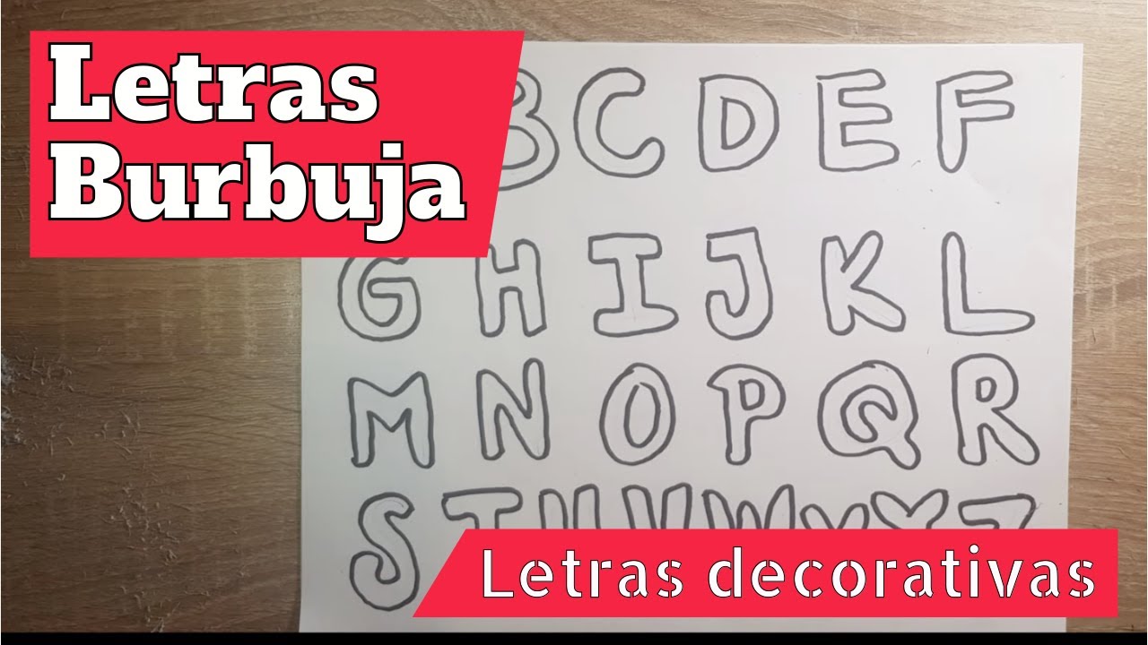 ¡Dibujemos Letras Burbuja! Arting! - YouTube