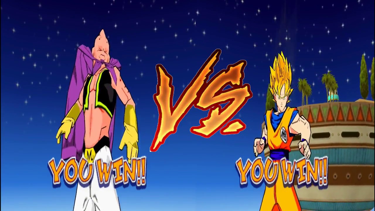 (Majin Buu slim Vs Goku) Dragon shin budokai 2 - YouTube