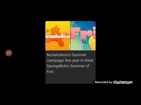 Nickelodeon's summer event this year will be SpongeBob related. - YouTube