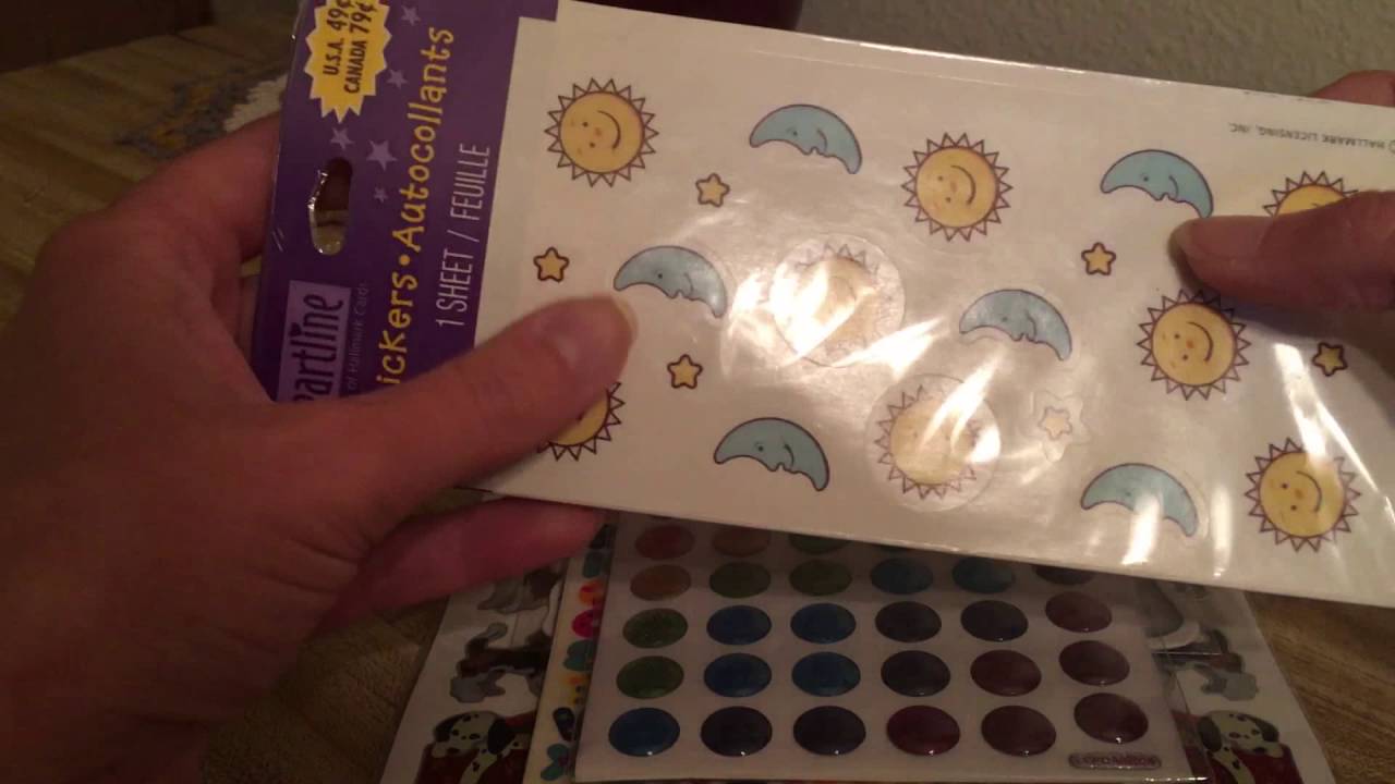 *ASMR Sticker Collection! [Whispering, LOTS of Crinkles]* - YouTube