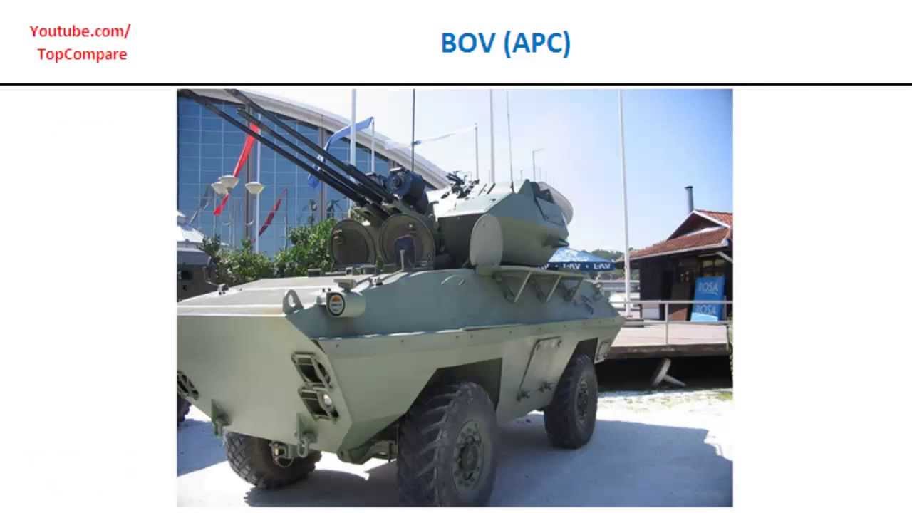 BOV (APC), Armored personnel carriers performance comparison - YouTube