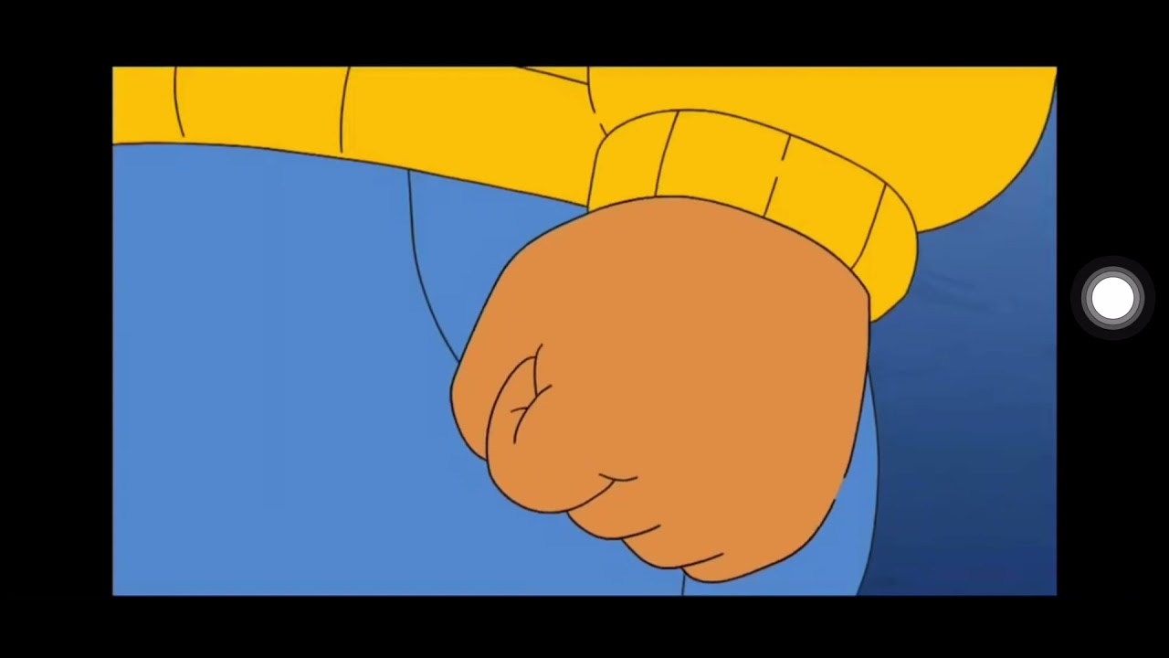 Arthur shakes that fist of his - YouTube