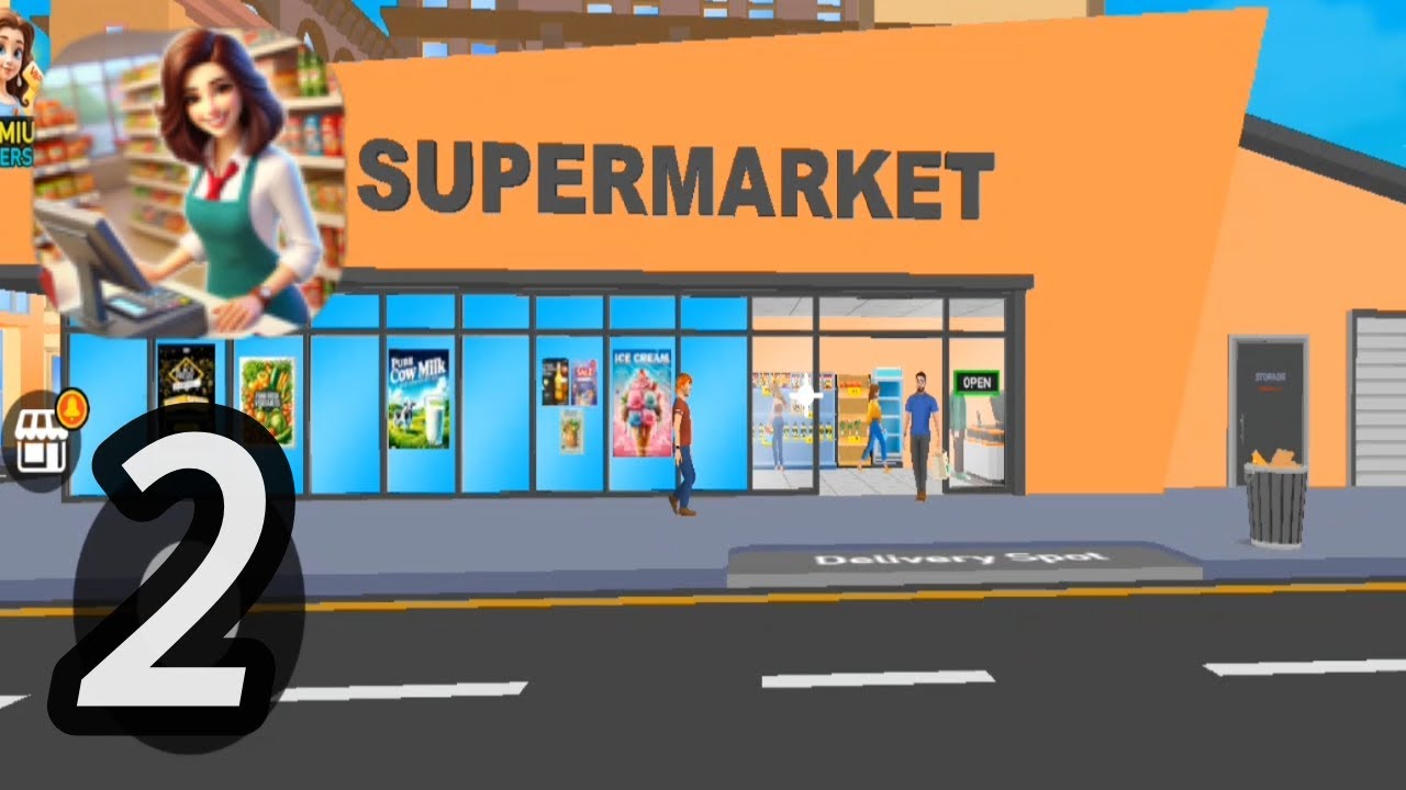 Supermarket simulator part 2 || gameplay tutorial - supermarket tycoon ...