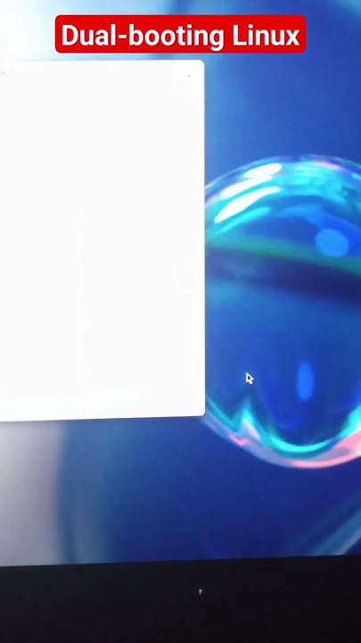 Dual-booting Linux - YouTube