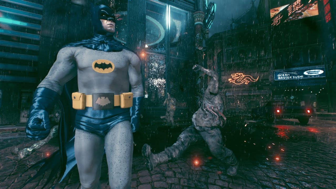 BATMAN SAVING NORA AND BULLYING THE MILITIA BATMAN ARKHAM KNIGHTS - YouTube