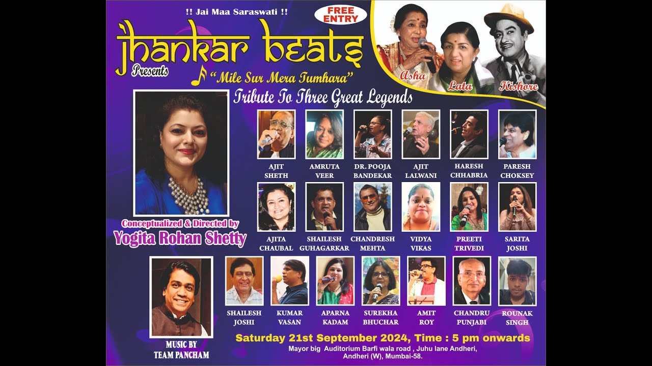 JHANKAR BEATS | TRIBUTE TO THREE GREAT LEGENDS | 21/09/2024 - YouTube