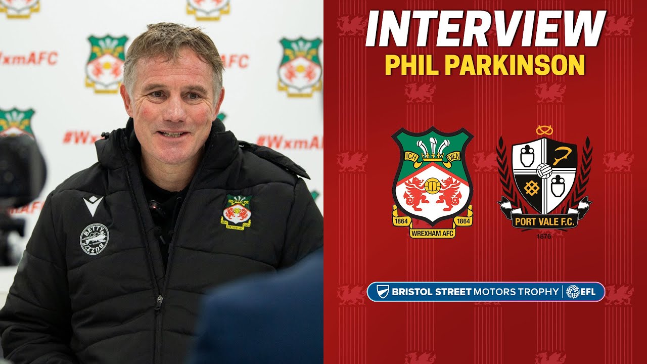 INTERVIEW | Phil Parkinson after Port Vale - YouTube