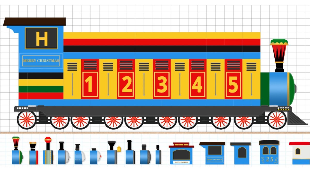 Labo Brick Train THOMAS Multi Color level 1 gameplay ios Android - YouTube