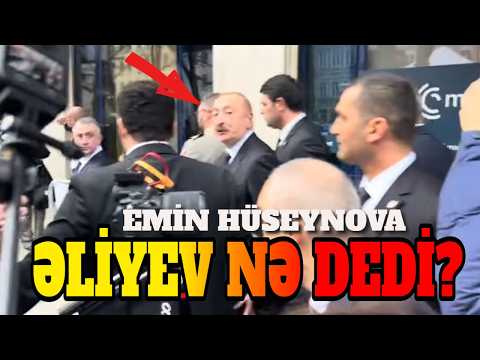 Görün Əliyevi jurnalistlərdən necə qoruyurlar! Emin Hüseynovun çəkdikləri