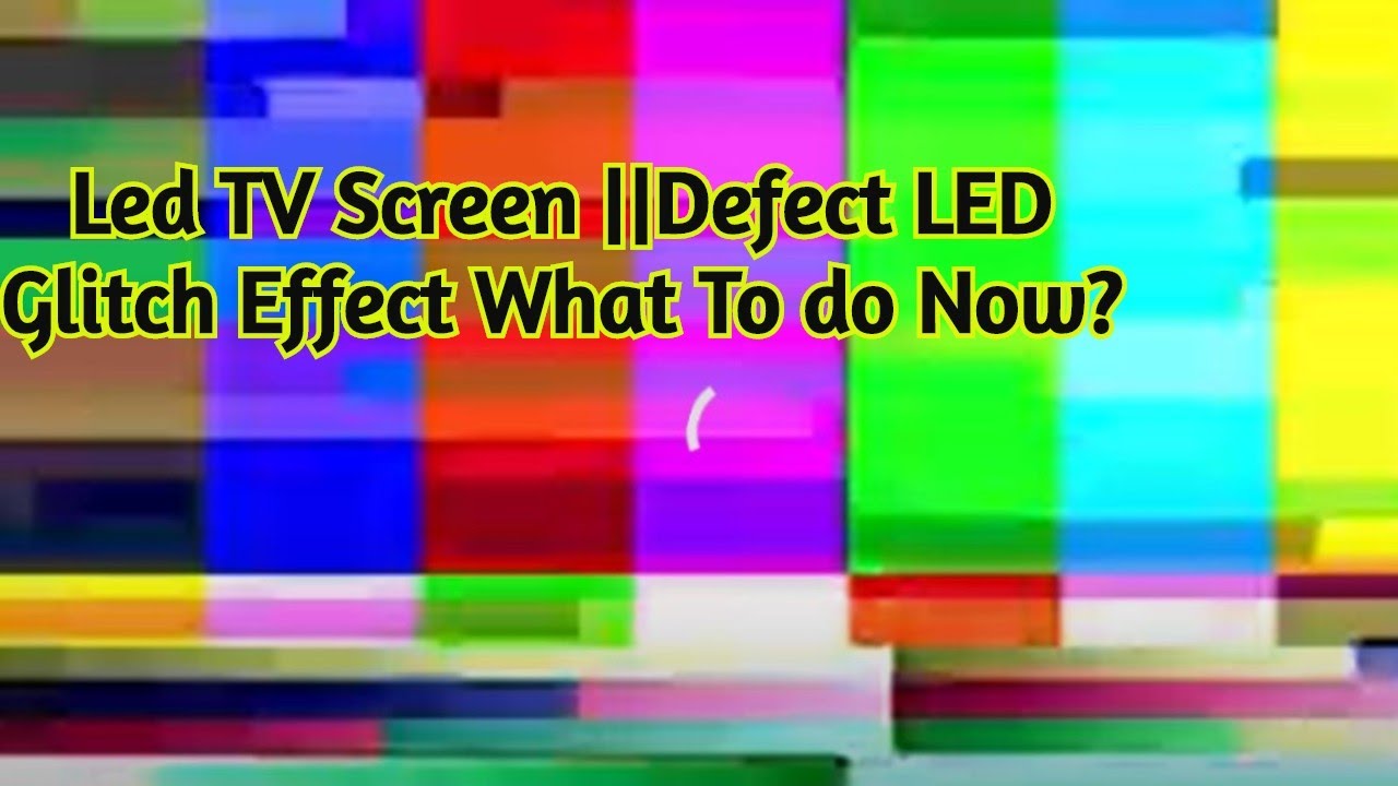 Broken Screen ||Defect LED Glitch Effect What To do Now? || Laptop ...