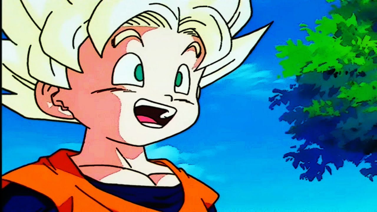 Gohan quiere "jugar a transformarse en kunite" con Goten. 🤓 | doblaje ...