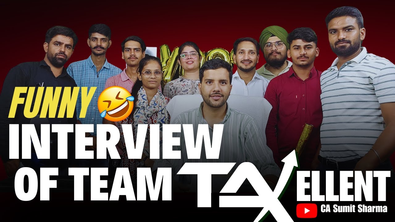 CA Sumit Sharma Team funny Interview - YouTube