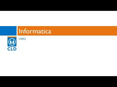 CLD voorlichting Informatica vwo