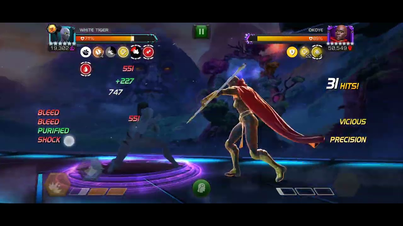 The best Okoye Counter 🤫 No Shock and bleed debuff | MCOC - YouTube