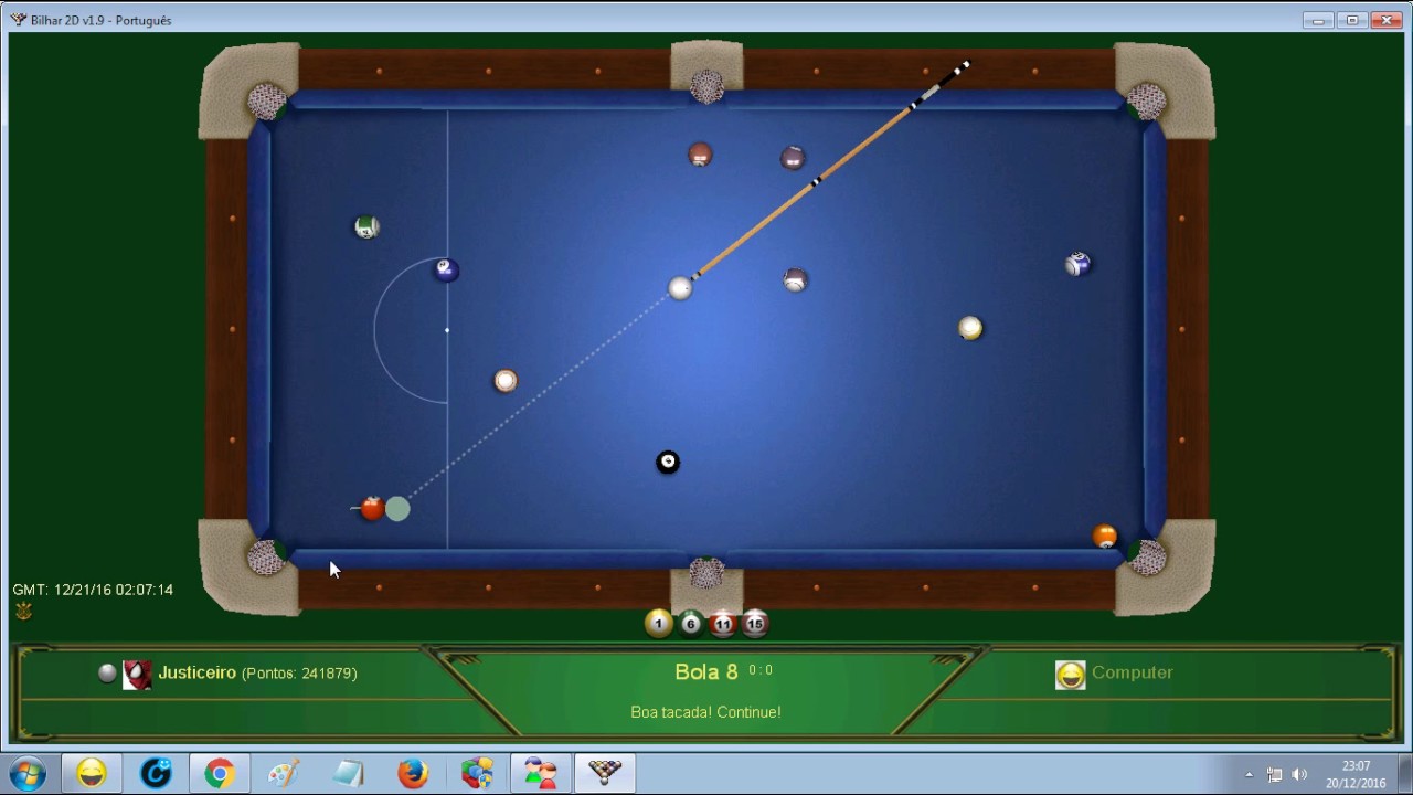 2D pool 8 ball - YouTube