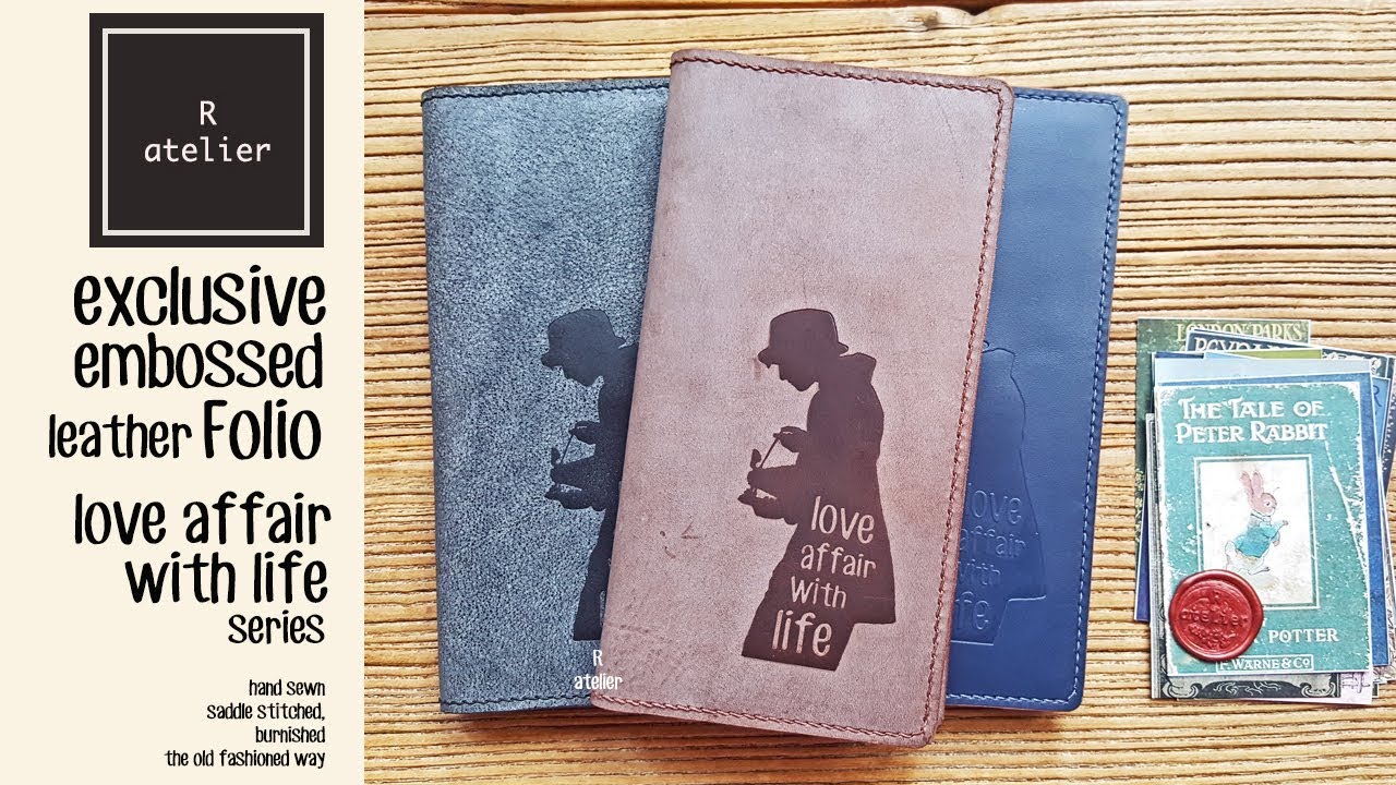 R atelier Exclusive Embossed Leather Folios - YouTube