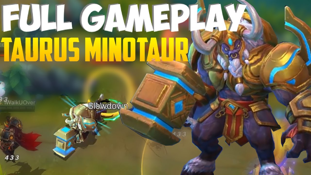 Mobile Legends Taurus Minotaur Gameplay in National Arena! - YouTube