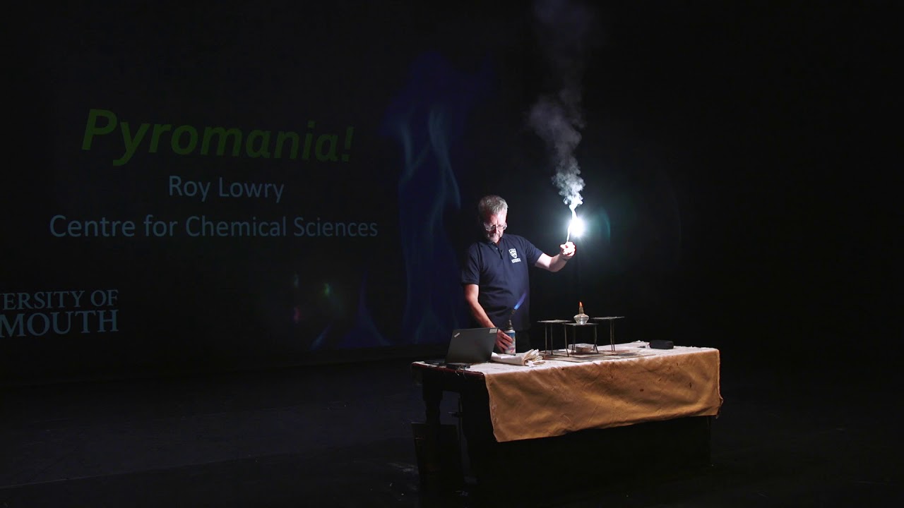 BSc (Hons) Chemistry - "Pyromania!" - Dr Roy Lowry Chemistry Lecture ...