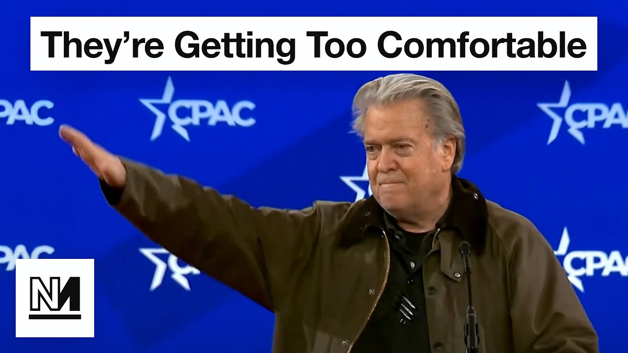 Steve Bannon Performs Nazi Salute At CPAC - YouTube