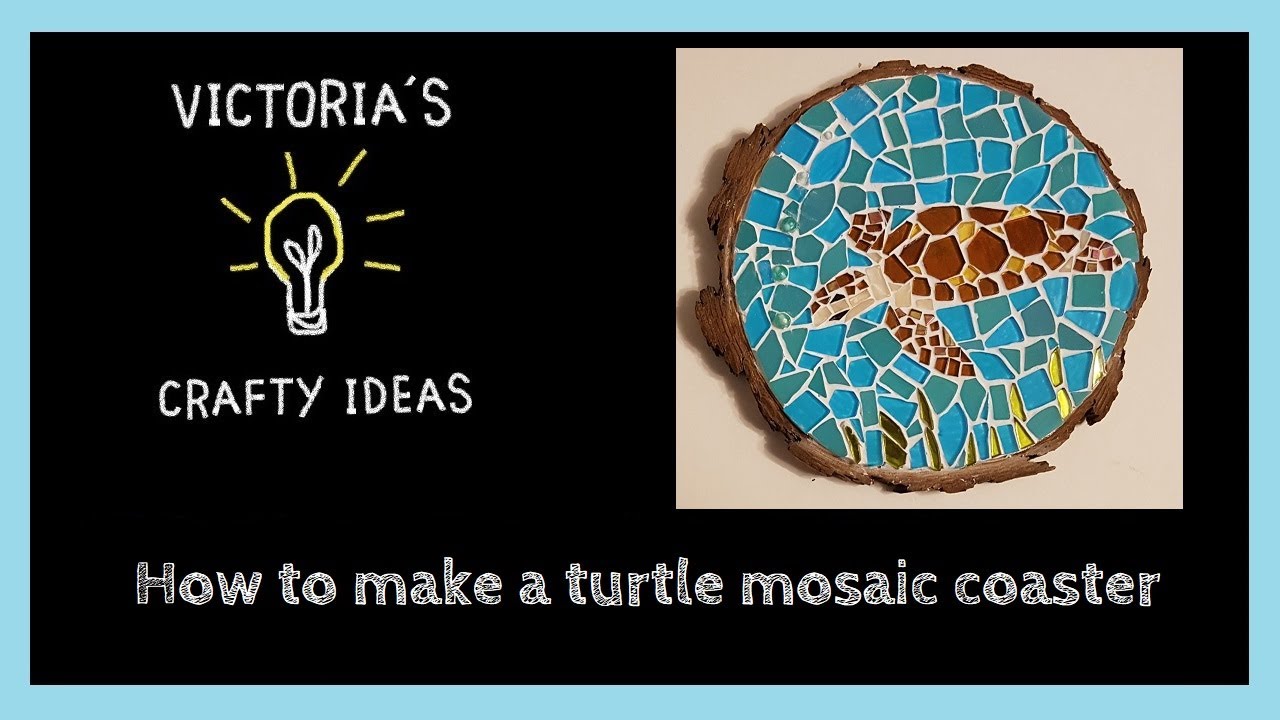 How to make a Turtle Coaster Mosaic - YouTube