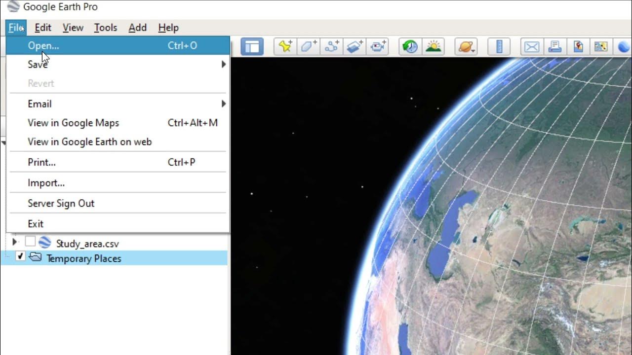 How to Open/Import Excel File (*.csv/*.txt) in Google Earth Pro-বাংলা ...