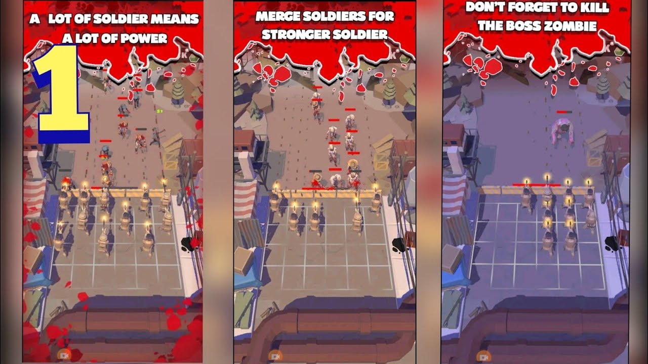 Killed the first boss in the game Clicker Zombie - YouTube