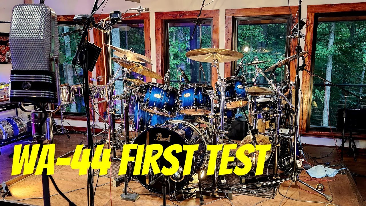 Warm Audio WA 44 First Test | Half Time Shuffle - YouTube