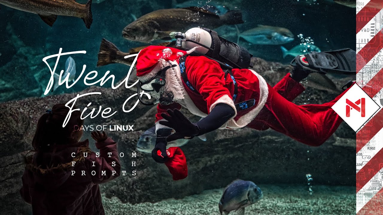 Building a Custom Fish Prompt // 25 Days of Linux - YouTube