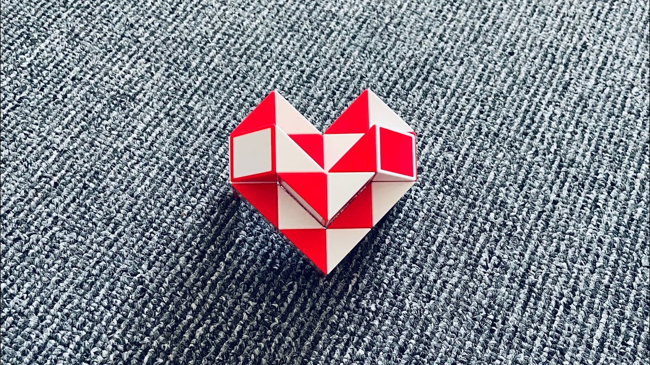 Magic snake: how to make a heart. (24 pieces). ️ - YouTube