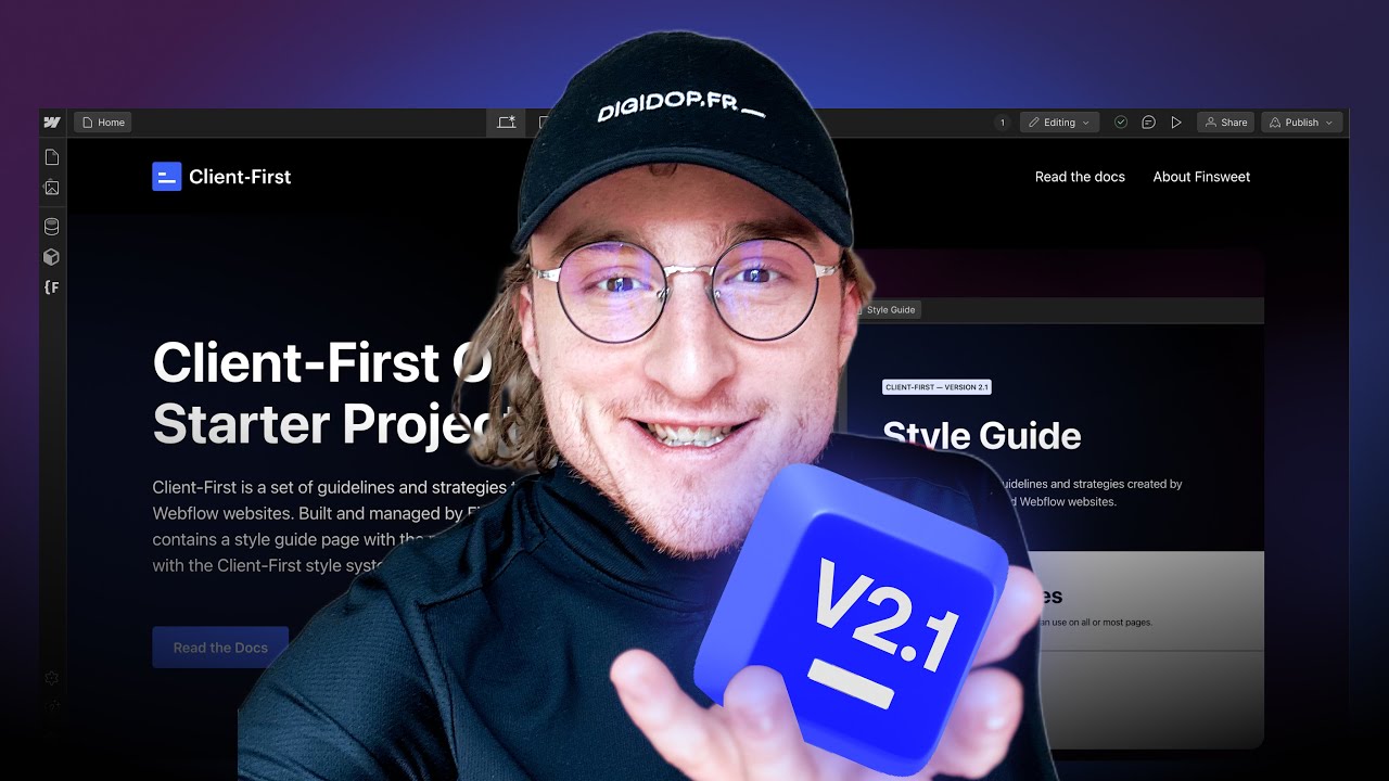 Version 2.1 de Client-First. What's new sur le framework Webflow ? - YouTube