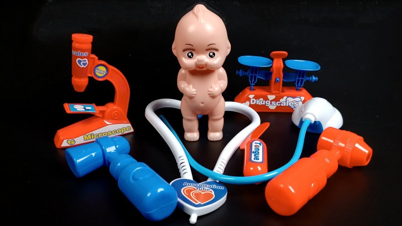 9 Minutes Satisfying with Unboxing Doctor Kit Set for Kids | Medical ...