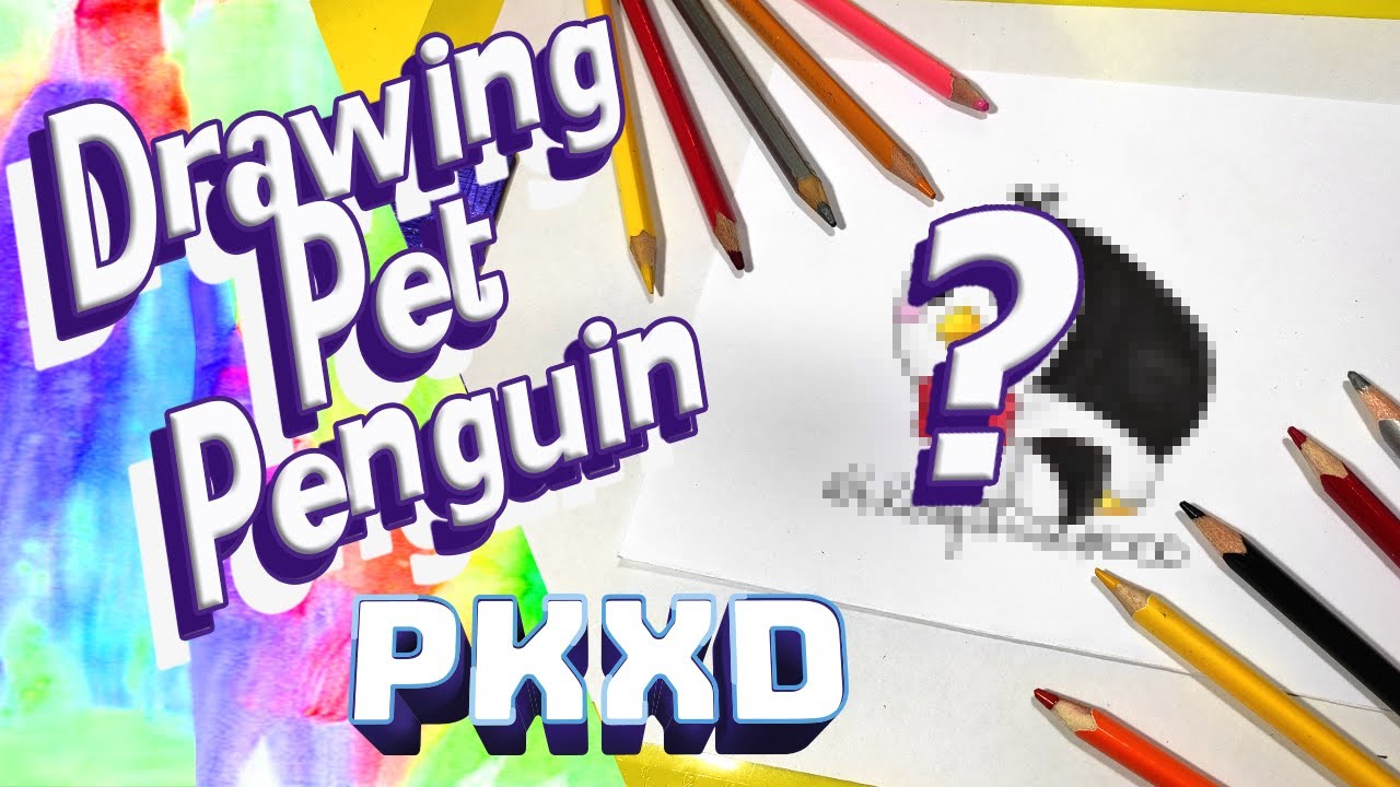 HOW TO DRAW THE @PKXDUniverse PENGUIN PET! - YouTube
