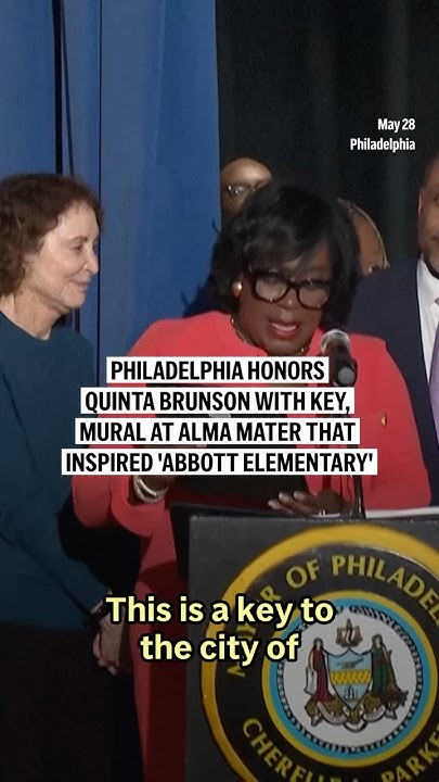 Philadelphia honors Quinta Brunson with key, mural at alma mater that inspired 'Abbott ...