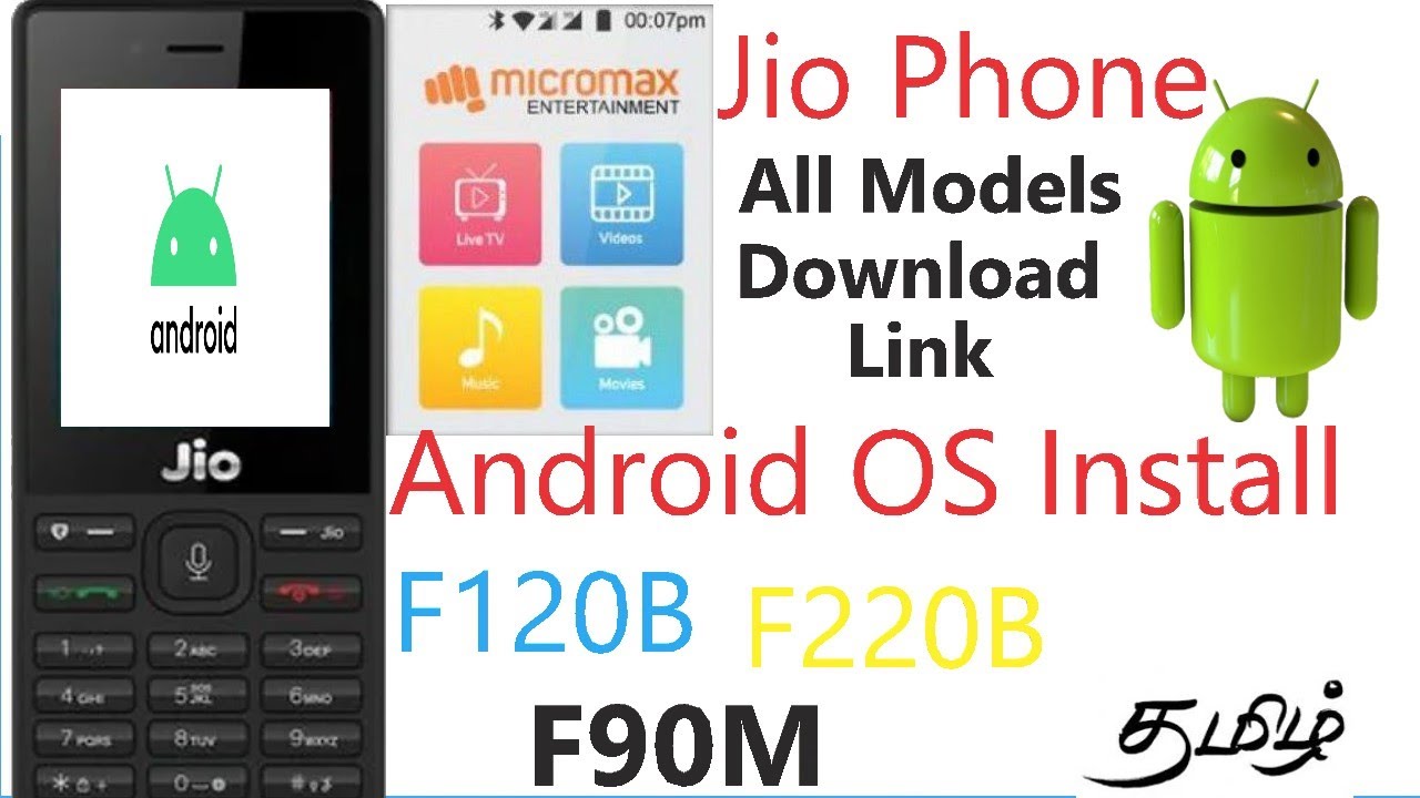 Android os install Jio F120B & F220B & F90M New Custom rom Android OS ...