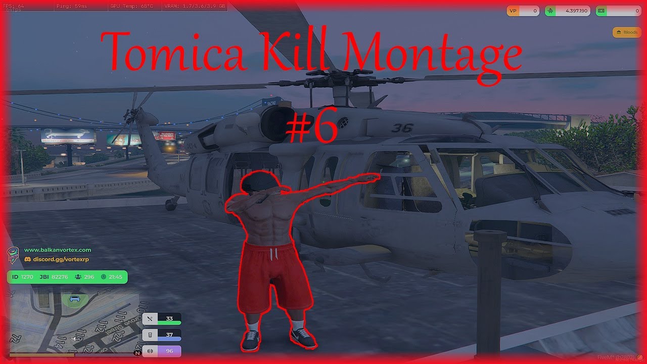 Tomica69 | FiveM | Vortex RP | Kill Montage #6🌀 - YouTube