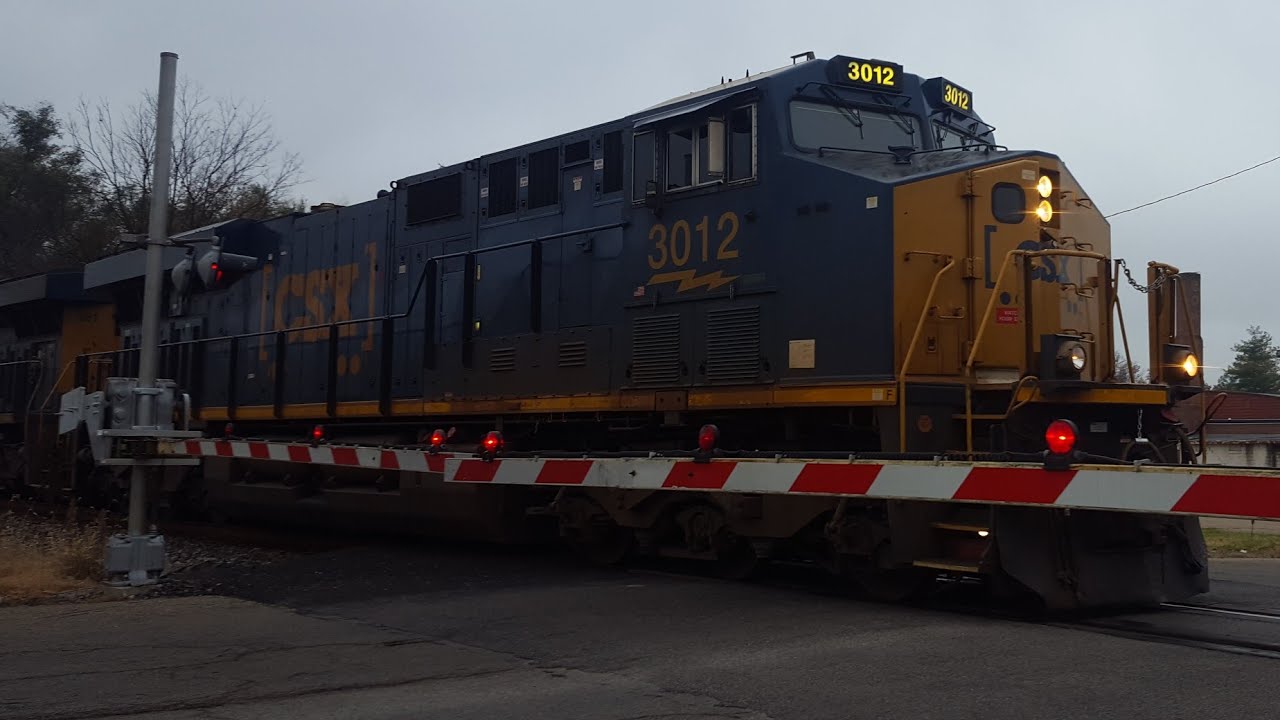 CSX 3012 Northbound Terre Haute, IN - YouTube