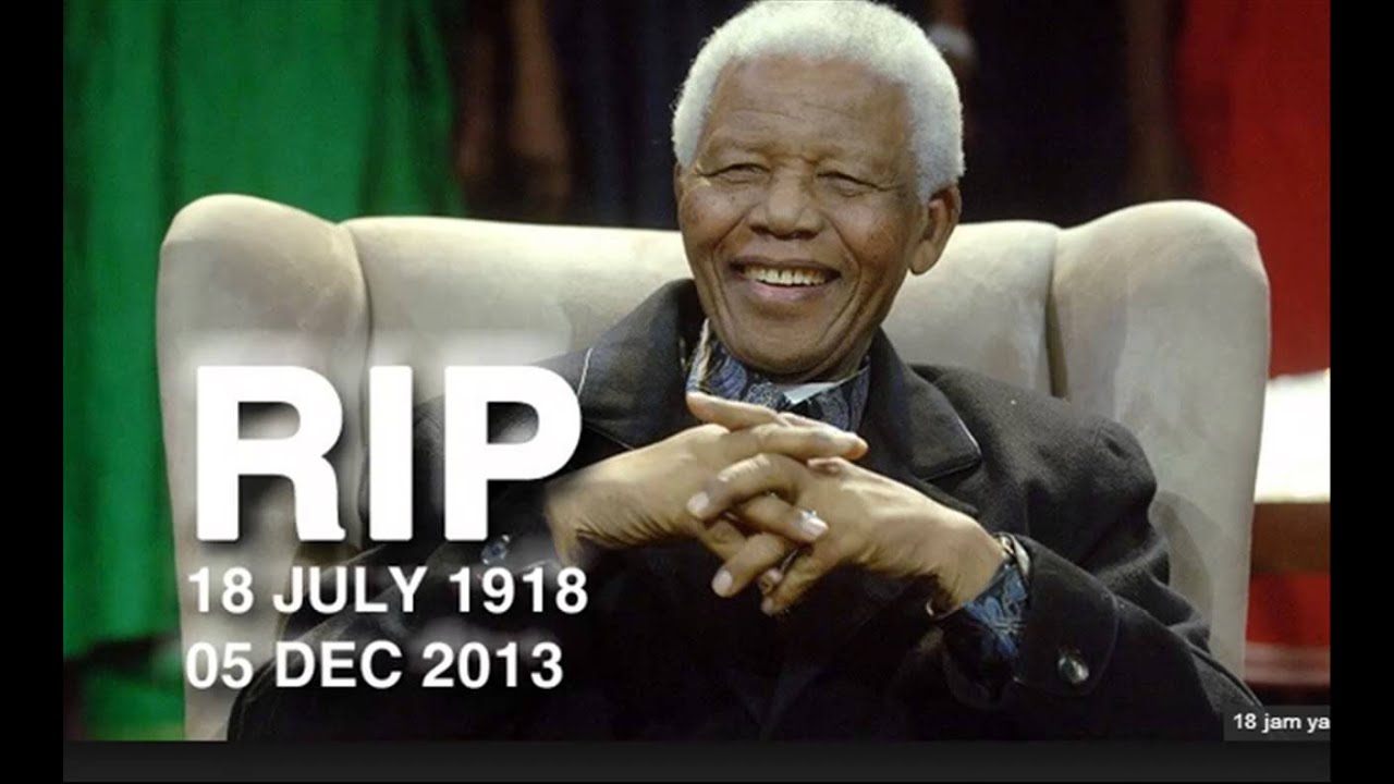 rip nelson mandela - YouTube