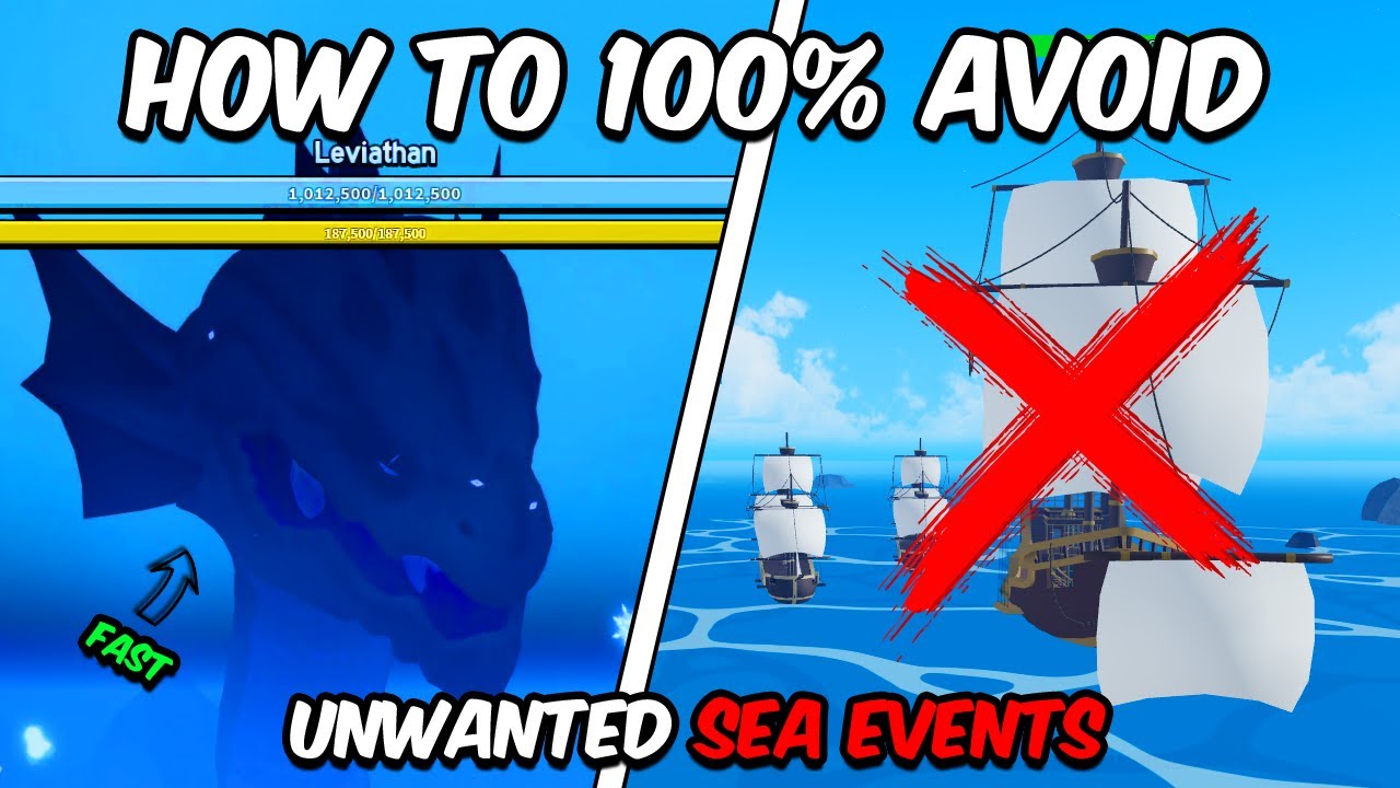 How to ENTIRELY Avoid Unwanted SEA EVENTS in Blox Fruit (Tips & Tricks ...