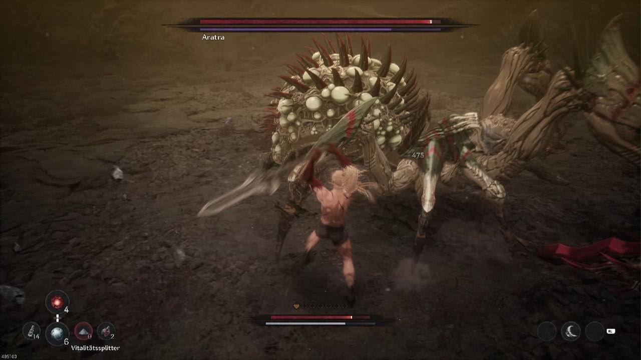 Boss Atatra Kampf ohne Rüstung - Khazan The First Berserker - YouTube