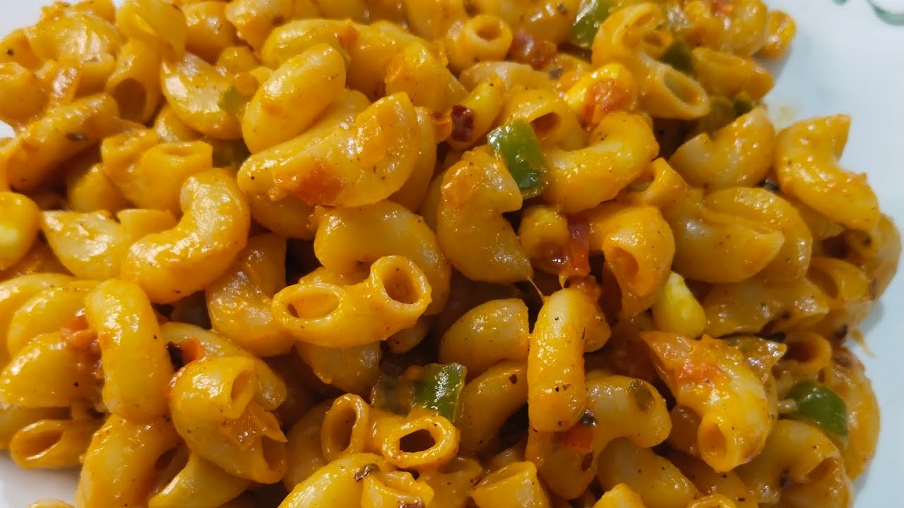 Corn Macroni 🌽 ️ Easy to make at home, just like restaurant taste ...