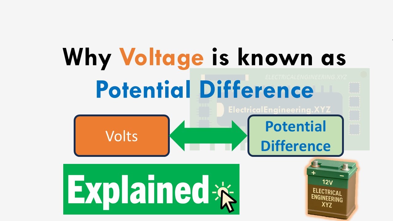 Why Voltage is known as Potential Difference - YouTube
