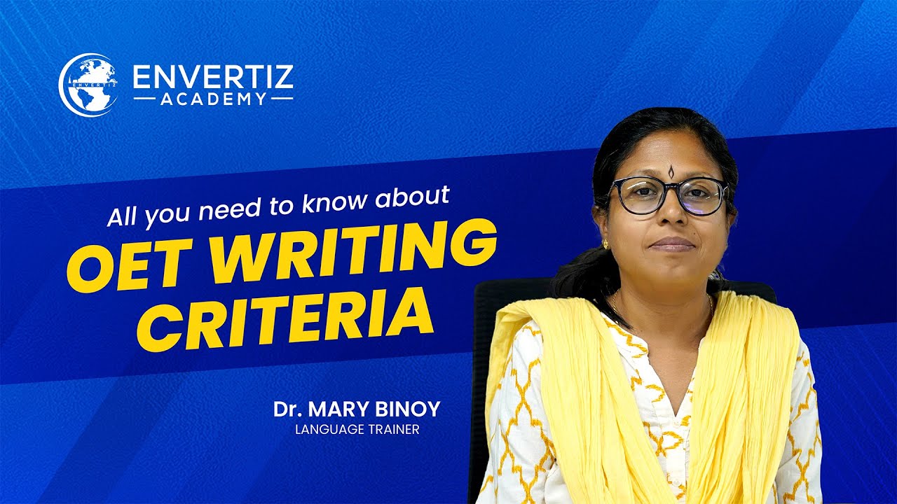 OET Writing Tips | OET Writing Criteria Part - 1 | Envertiz Academy ...