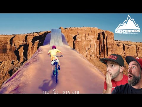 I JUMPED MY BIKE OVER A 5,000 FOOT CANYON! / Descenders - YouTube