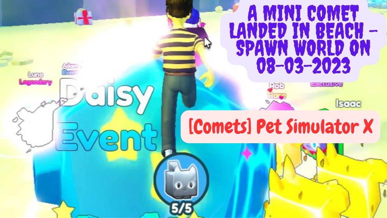 Mini Comet Landed 08-March-2023 In Beach - Spawn World | #roblox | #psx ...