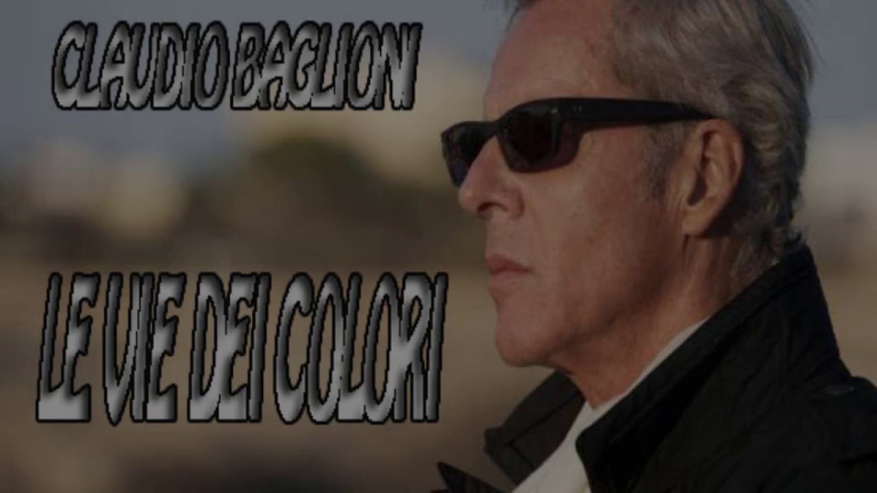Claudio Baglioni - Le vie dei colori (karaoke - fair use) - YouTube