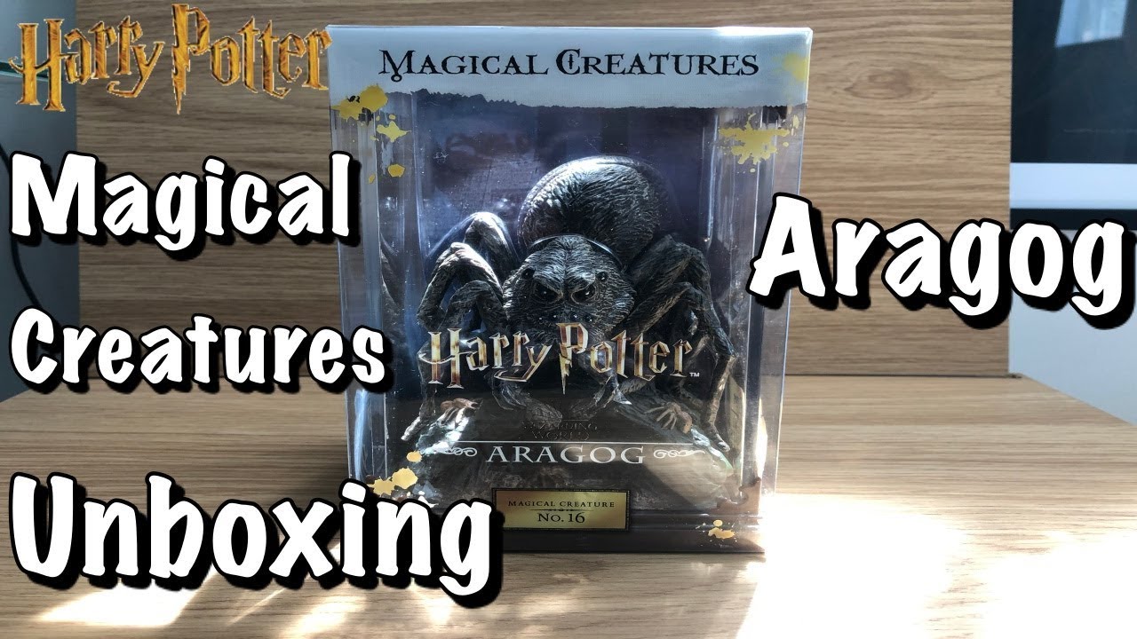 Harry Potter Magical Creatures Aragog Unboxing By The Noble Collection ...