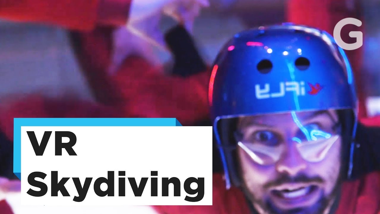 VR Skydiving Makes You Want To Do The Real Thing - YouTube