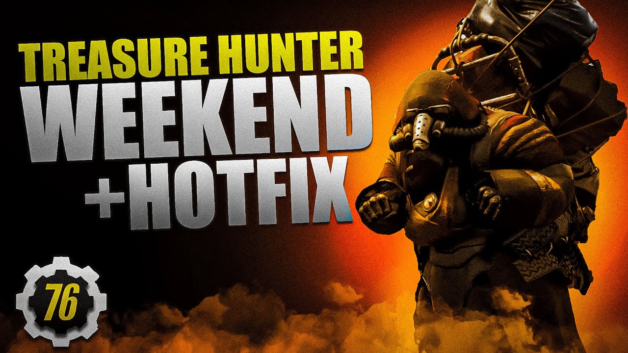 Fallout 76 Hot Fix on the way and Treasure Hunter Weekend - YouTube